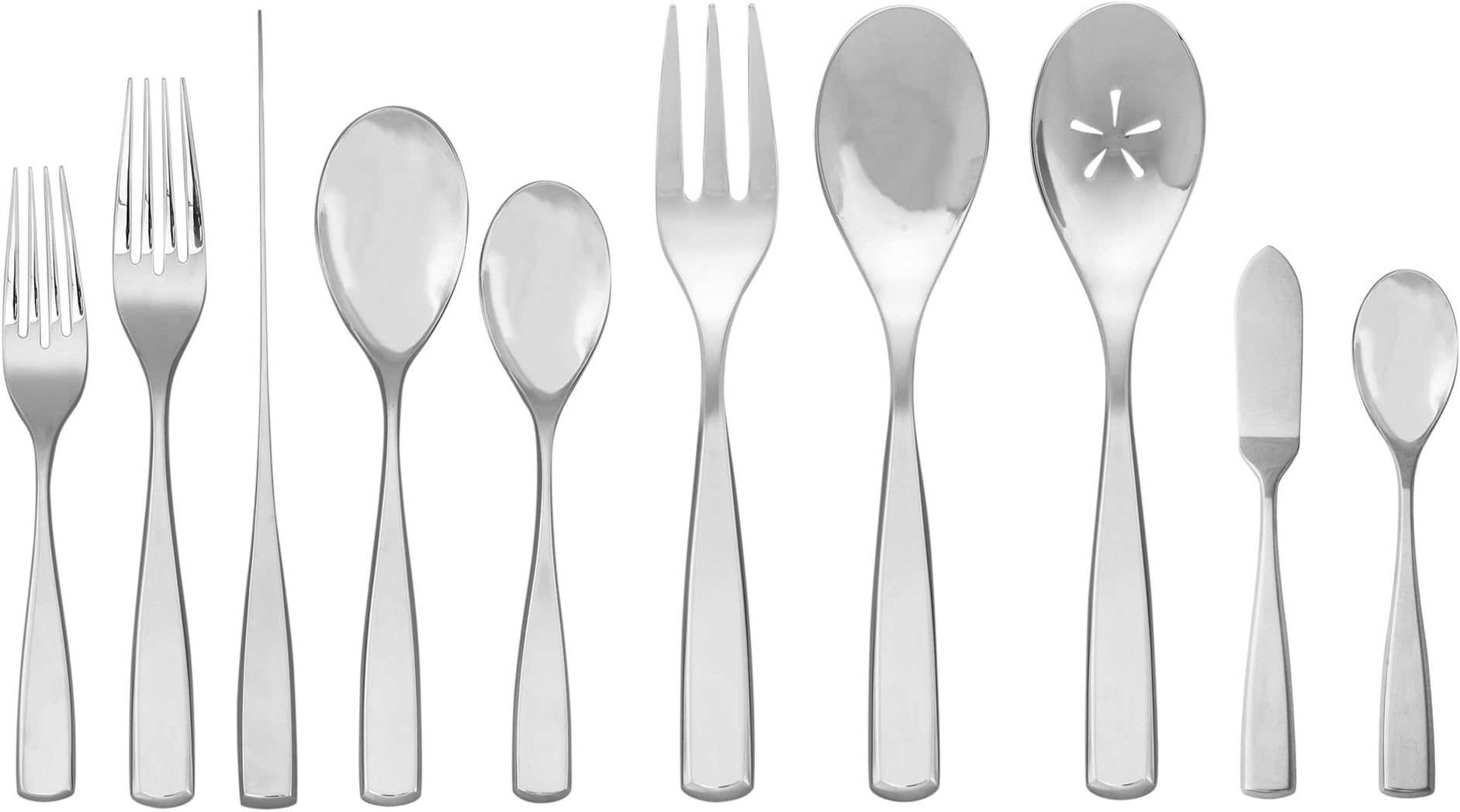Amazon.com | nambe Taos 5-Piece Stainless Steel Flatware Set | 18/10 ...