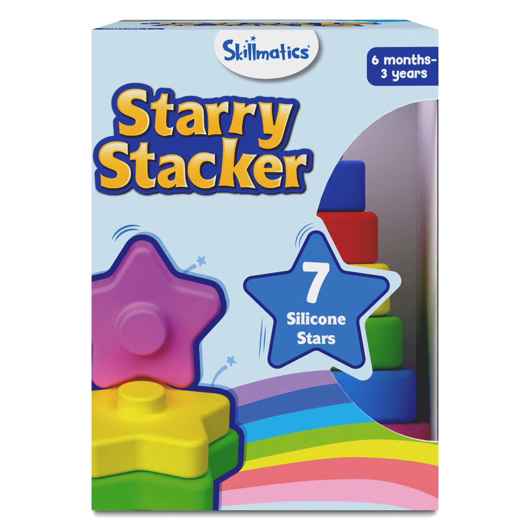 Buy Skillmatics Silicone Stacking Toys - Starry Stacker, Montessori ...