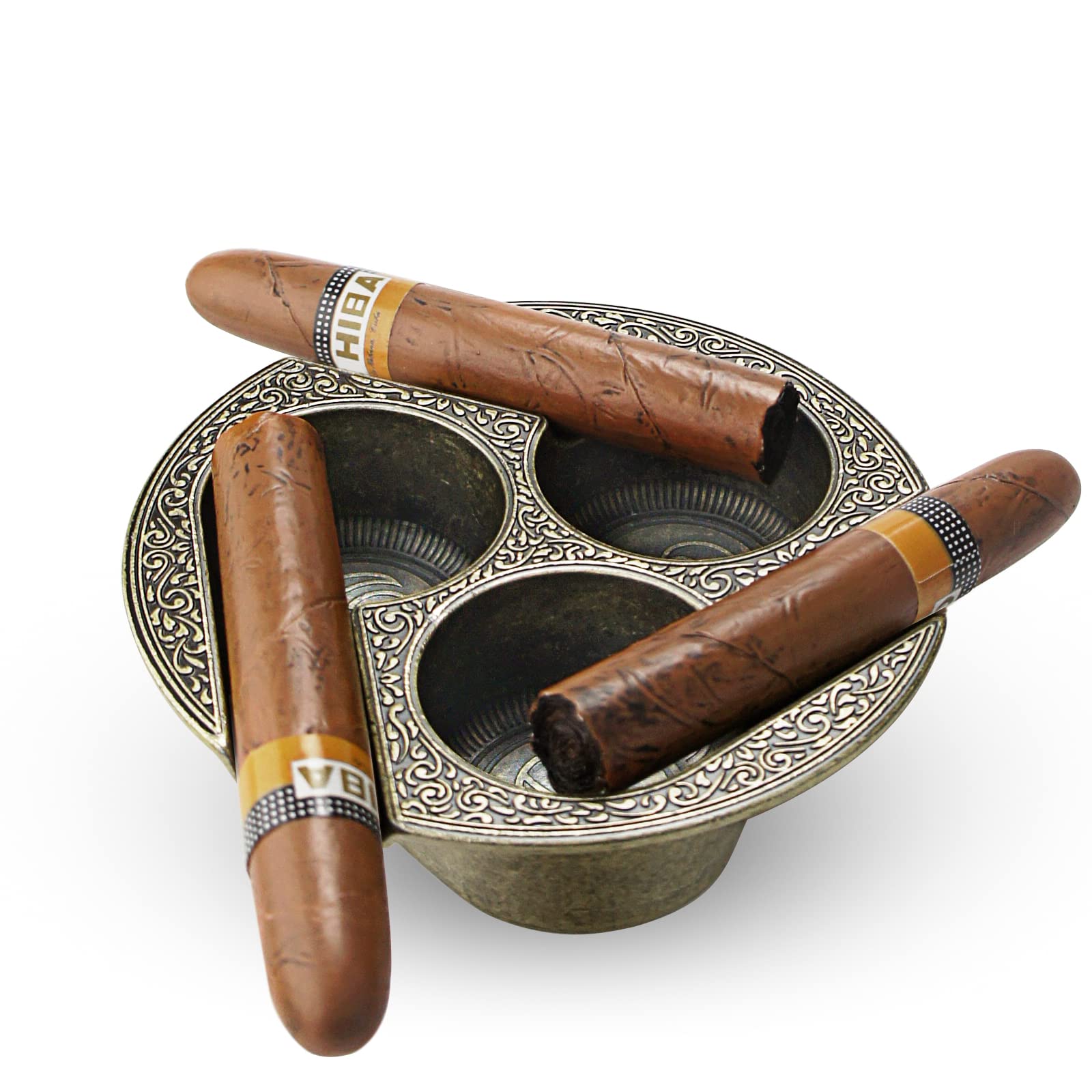 Amazon.com: Cigar Ashtray Metal Ashtrays for Patio/Home/Table Modern ...