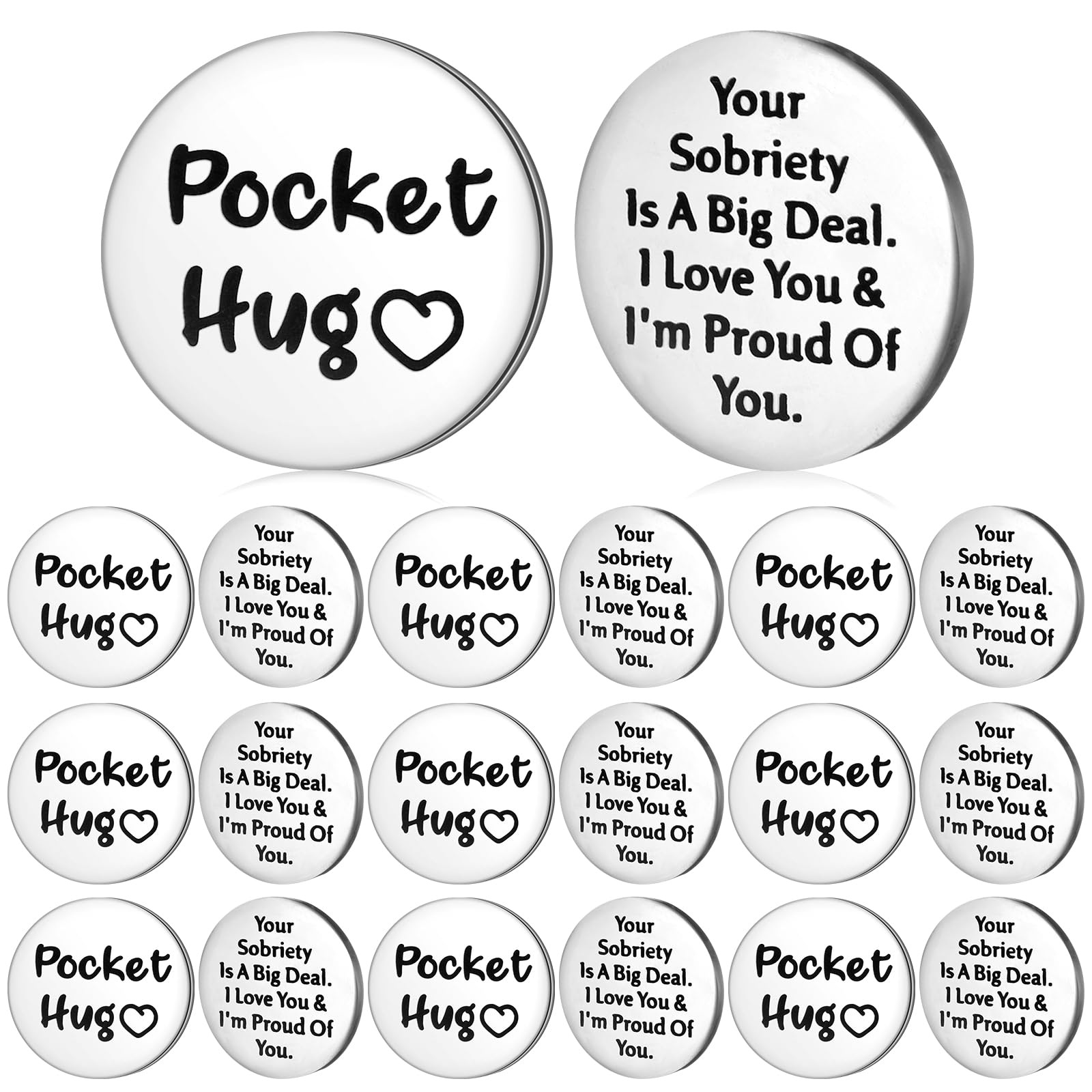 Amazon.com : Landical Sobriety Gifts for Women Men Sobriety Chips ...