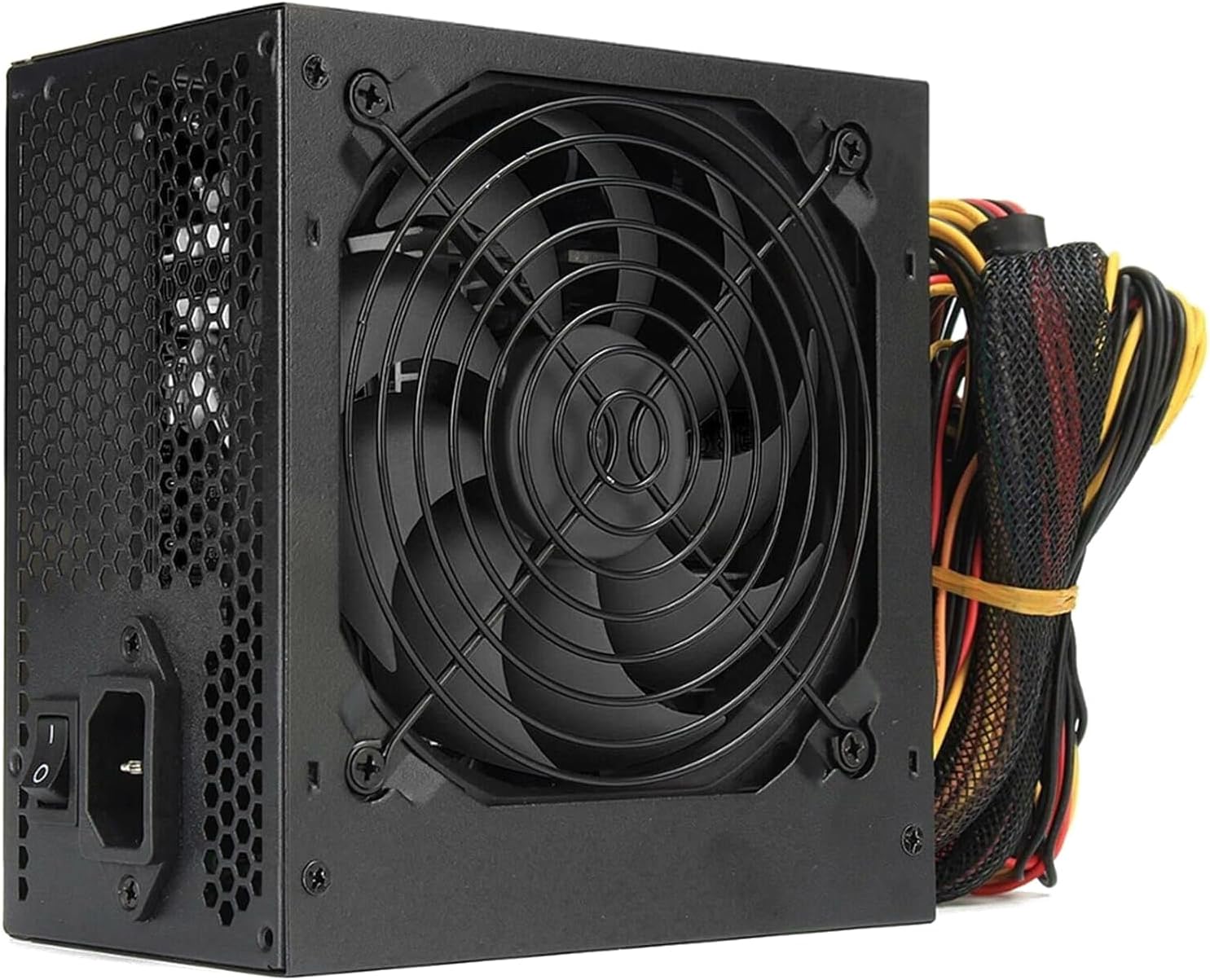 Holdfiturn ATX PC Power Supply 500W with 12cm Silent Cooling Fan Power ...