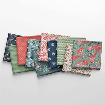 Amazon.com: Rosemary Cottage Fat Eighth Bundle (10 Pieces) by Camille ...