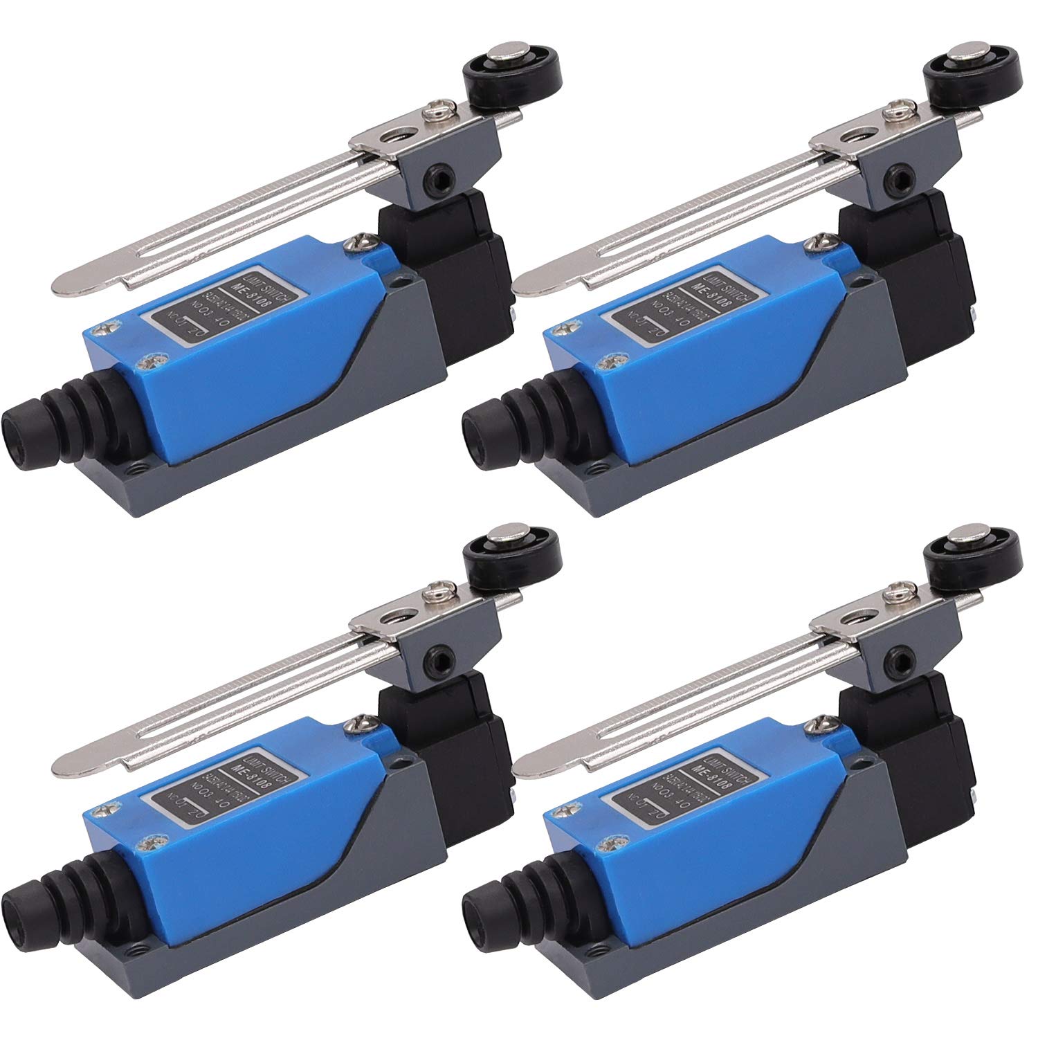 TWTADE / 4Pcs ME-8108 Adjustable Roller Lever Arm arduino Momentary ...