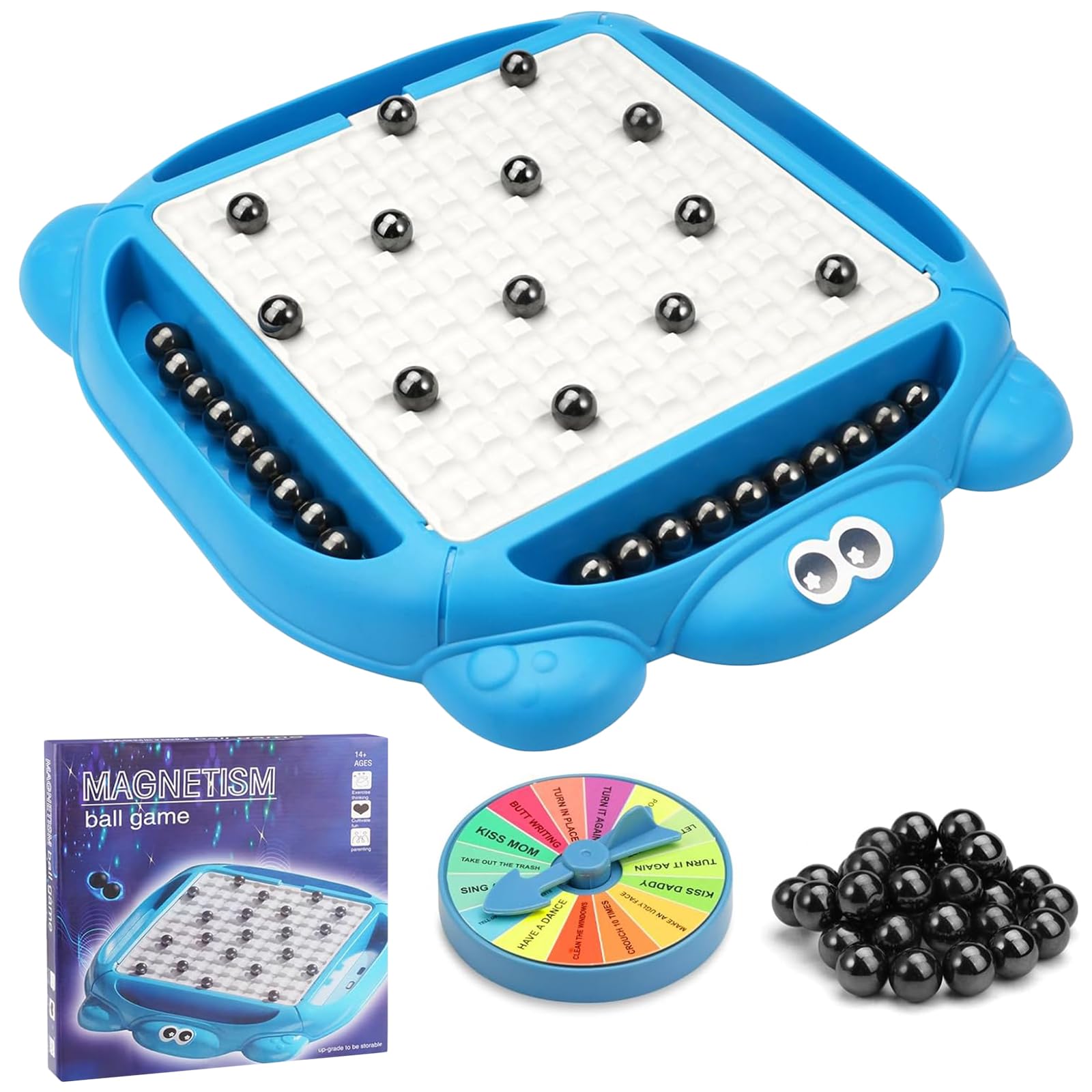 Magnetisches Schachspiel, lustiges Magnetspiel für 2-4 Spieler, mit 32 ...