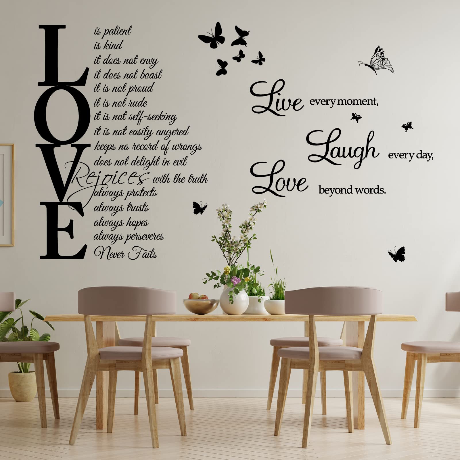 Calcomanías De Pared Con Frases De Amor Vinilo Frase Sonríe Cada