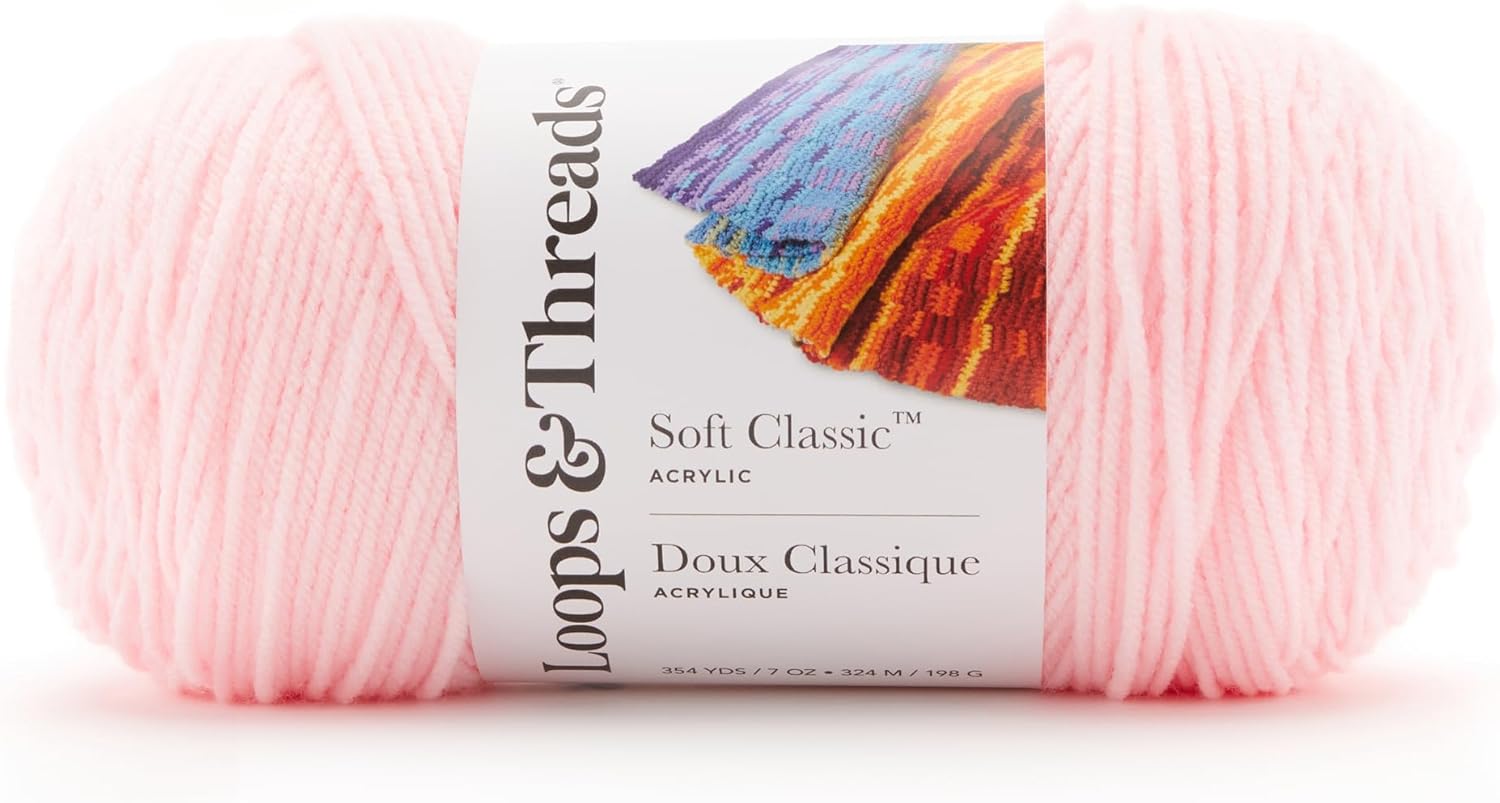 Amazon.com: MICHAELS Bulk 12 Pack: Soft Classic™ Solid Yarn by Loops & Threads®