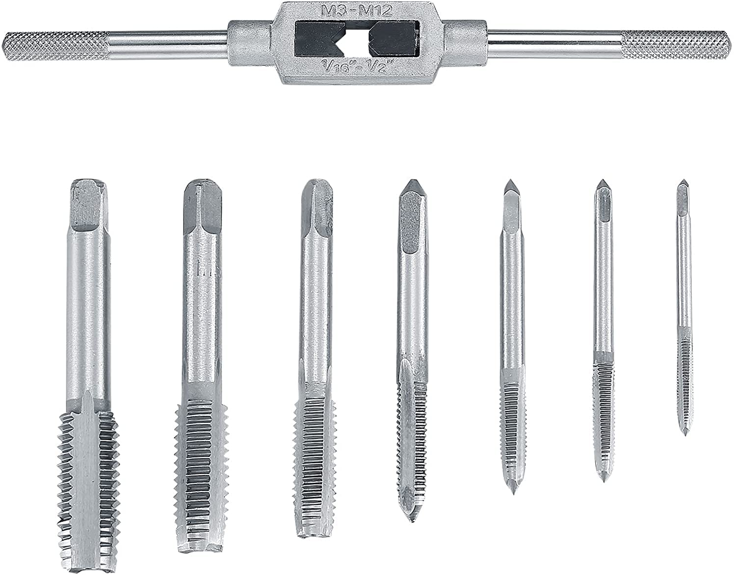 Sirius&Co high speed steel Tap Wrench, Metric Tap Machine Hand Screw ...