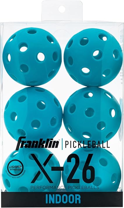 Franklin Sports X-26 Indoor Pickleballs - USA Pickleball (USAPA ...