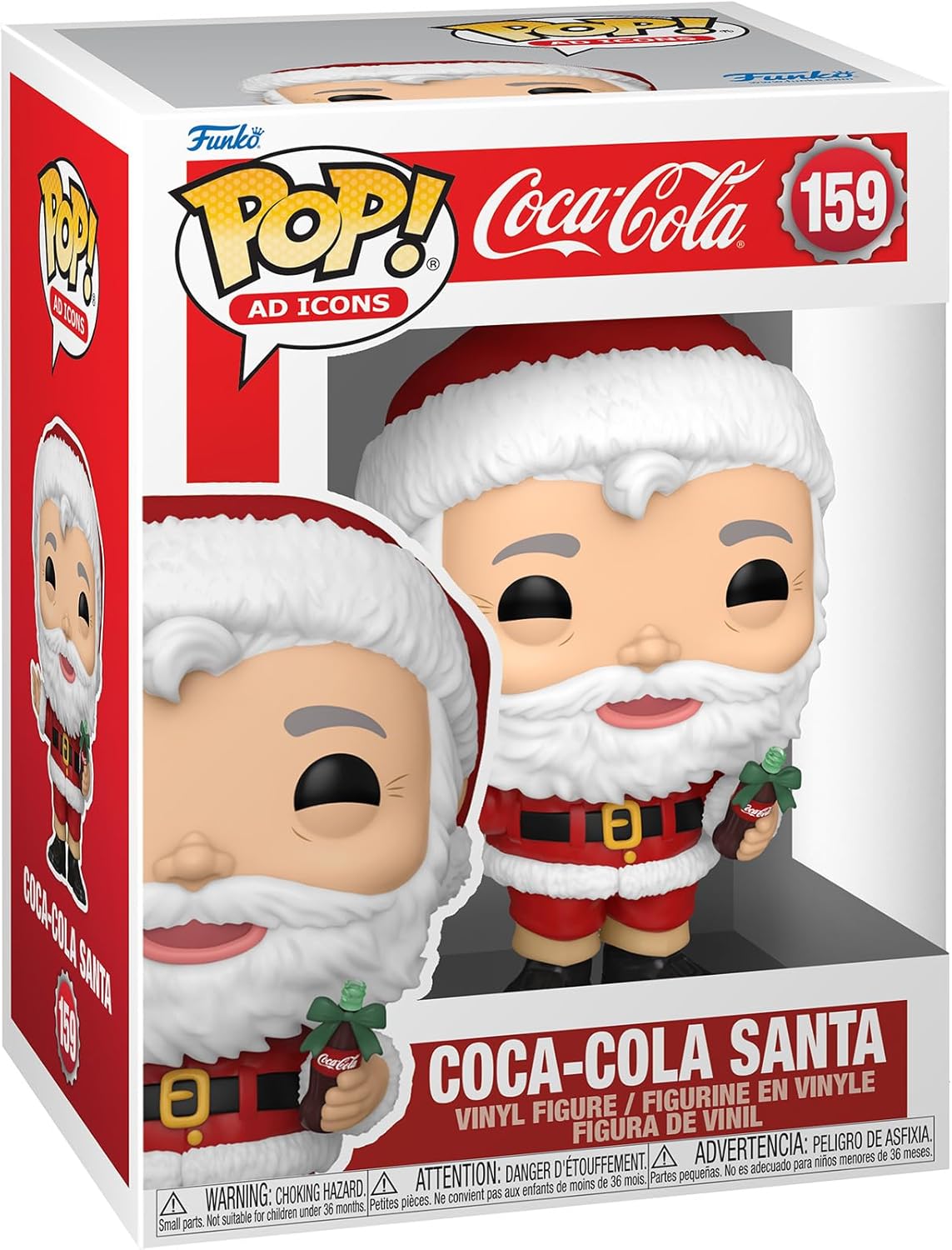 Funko Pop! Ad Icons: Coca-Cola - Santa Claus - Collectable Vinyl Figure ...