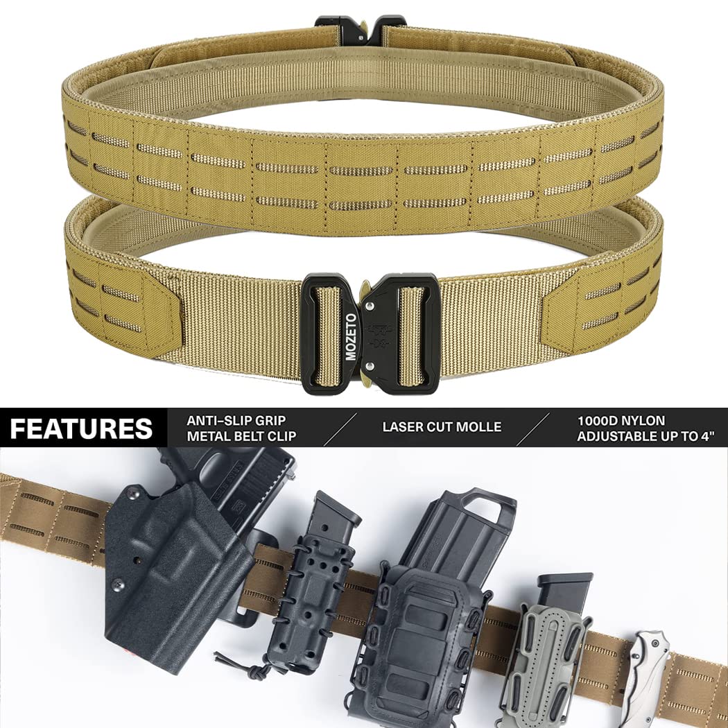 Snapklik.com : Molle Battle Belt, 2" Battle Belts Tactical War Combat ...
