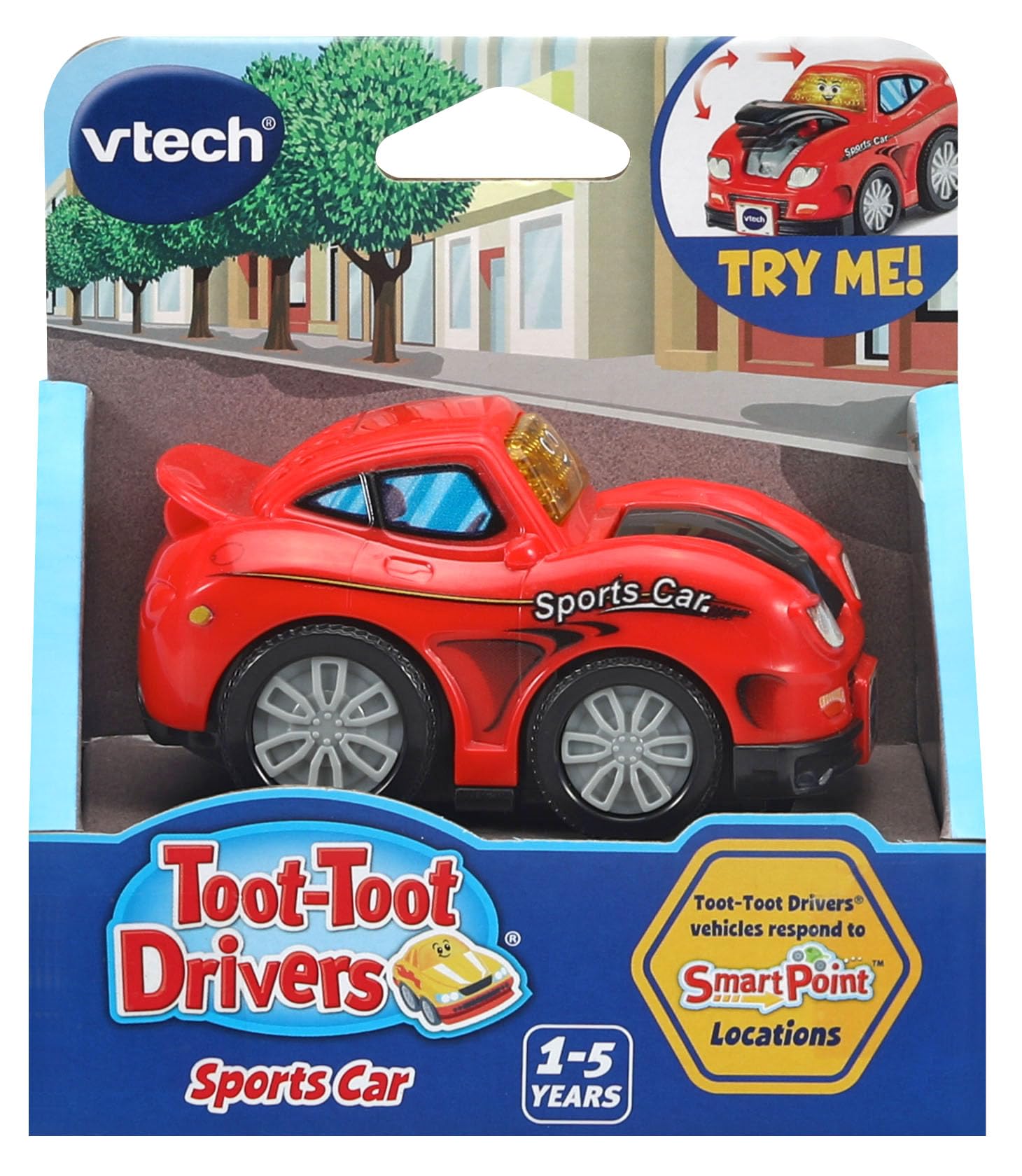 VTech Toot-Toot Drivers Sports Car, Toy Car for 1 Year Old, Pretend ...