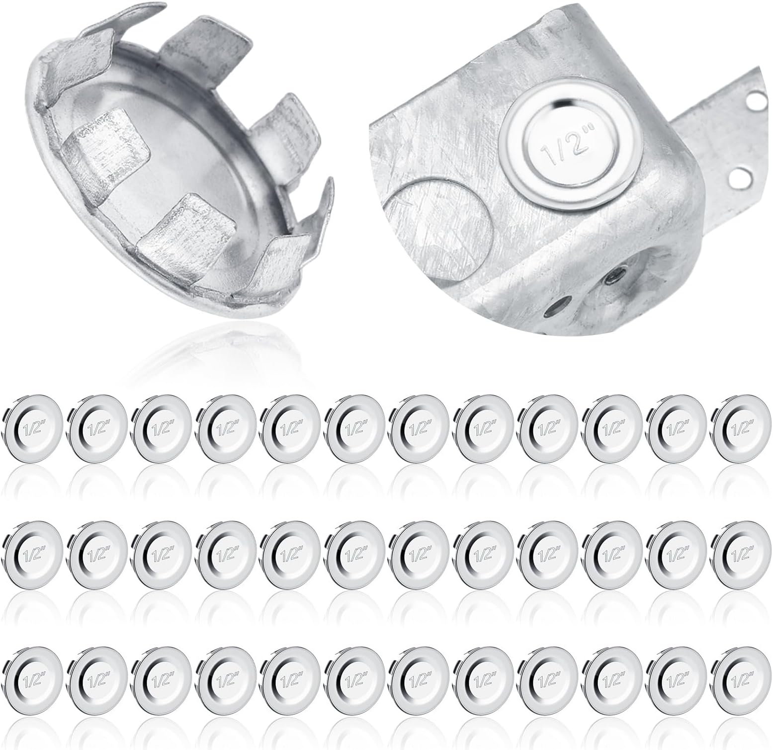 Amazon.com: 20PCS Seal Electrical Box Knockout in 2 Sizes, Removable ...