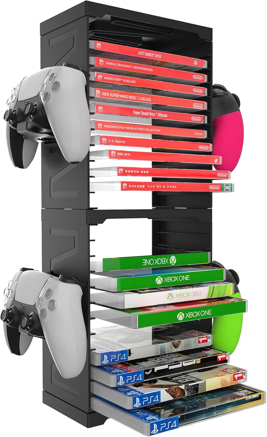 Game Stand, Game Organizer for Nintendo Switch PS5 PS4 Xbox Games (Up ...