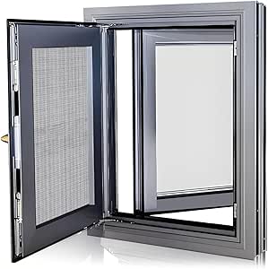 27x40 Casement Basement Egress Window, Aluminum Casement Windows with ...