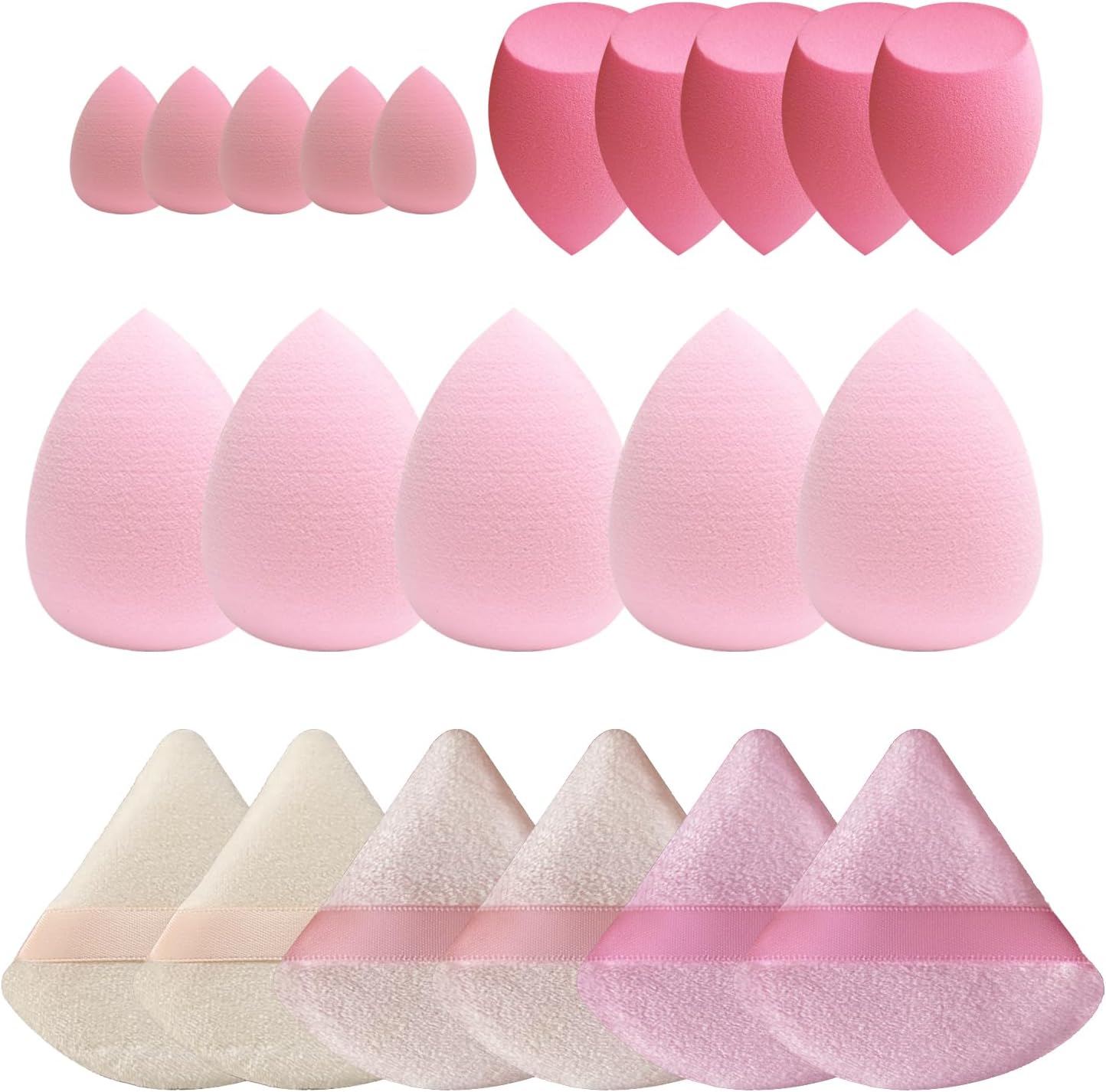 Amazon.com : GFOUNS 21 pcs Beauty blender Makeup Sponge Bulk:Blender ...