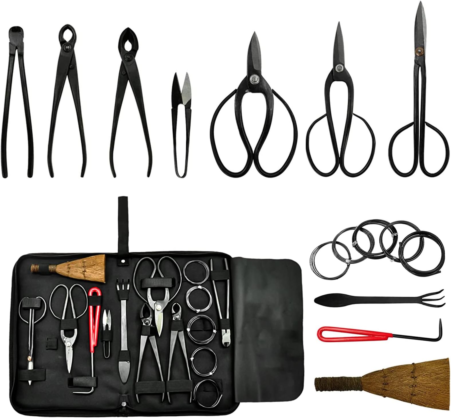 Amazon.com: vouiu 6-Piece Bonsai Tool Set,Knob Cutter,Trunk Splitter ...