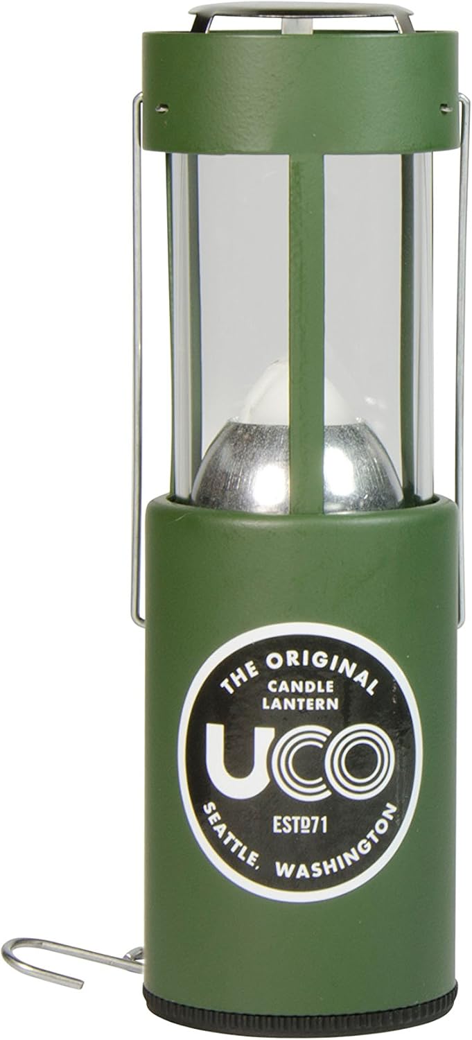 UCO Kit original de linterna de vela con 2 velas de supervivencia ...