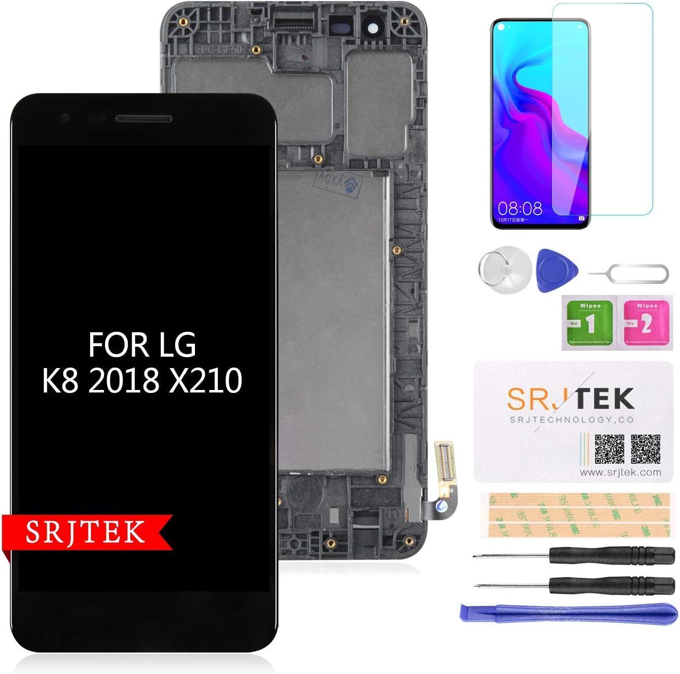Amazon.com: Screen Replacement for LG SP200 Tribute Dynasty/K8 2018 ...