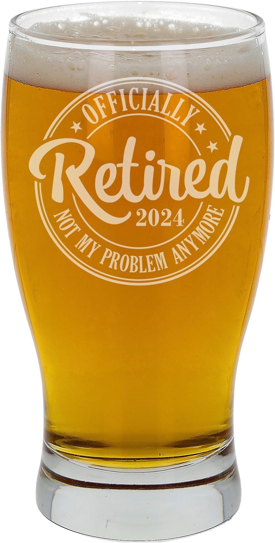 KAAYEE Retirement Gifts for Men, Retirement Beer Glass - The Legend HAS ...