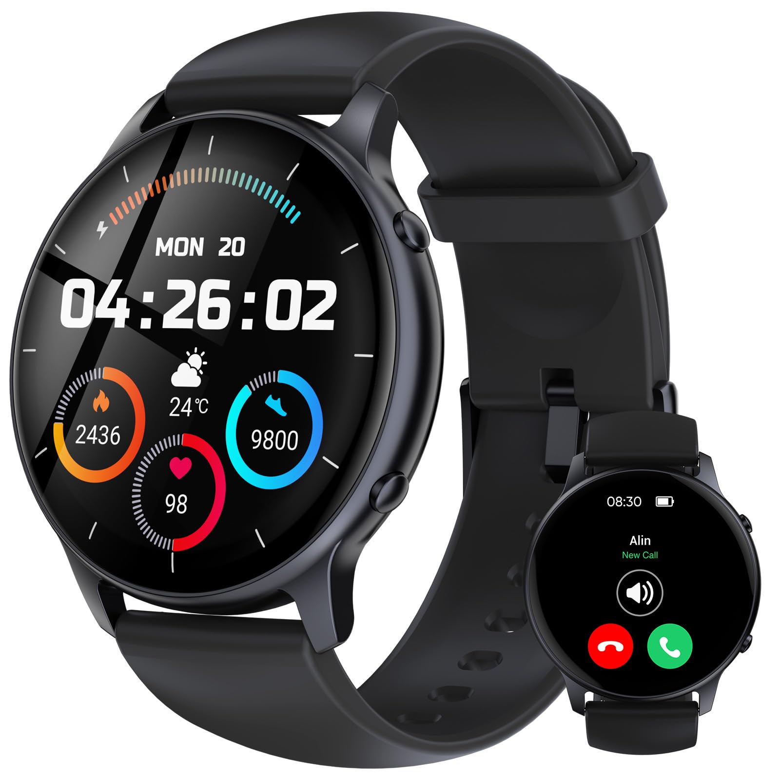 TUYOMA Smart Watch for Men Women - Fitness Watch with 1.32'' Touch ...
