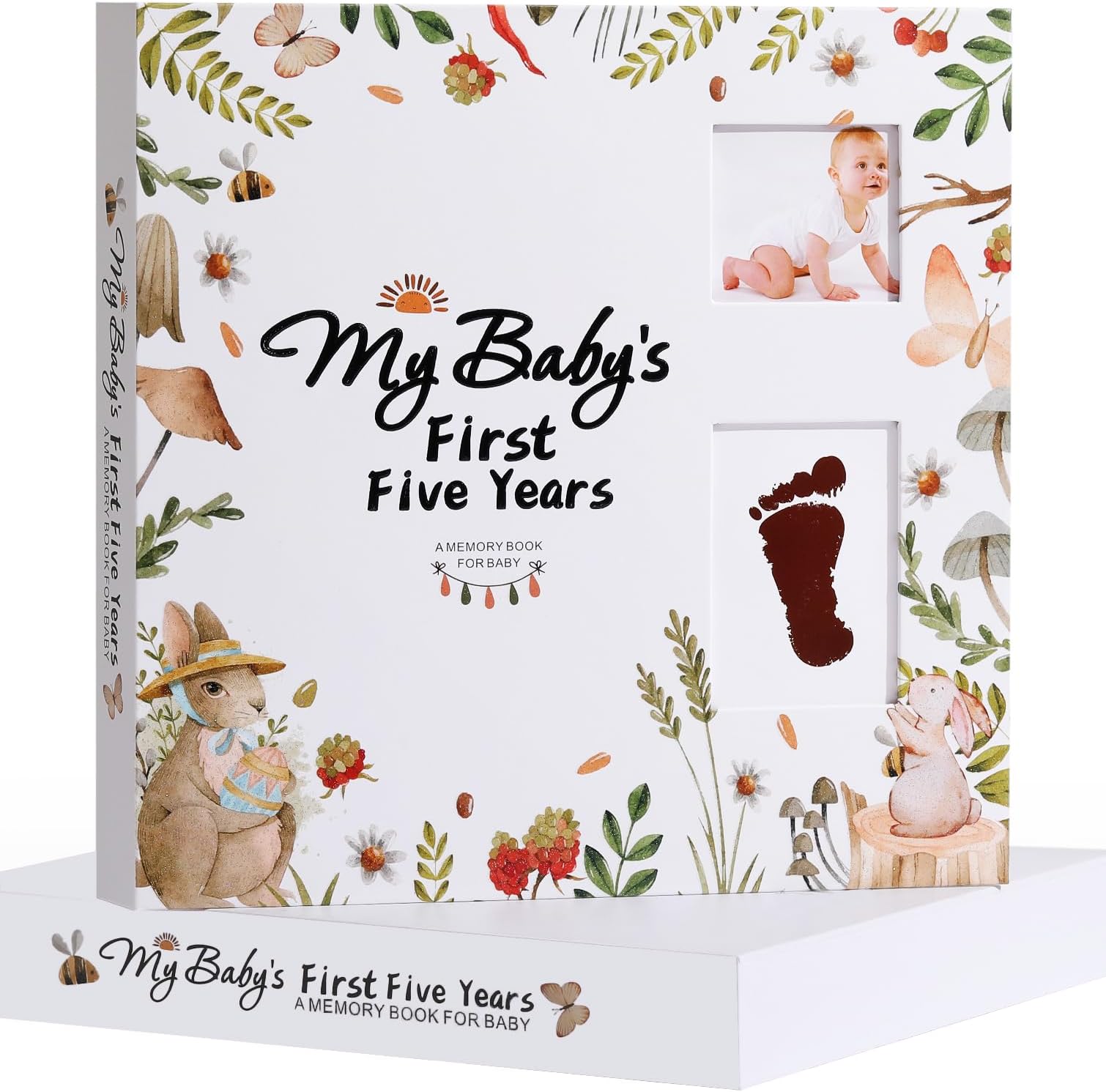 Amazon.com: Keepsake Memory Book for Baby Boy or Girl Timeless First 5 ...