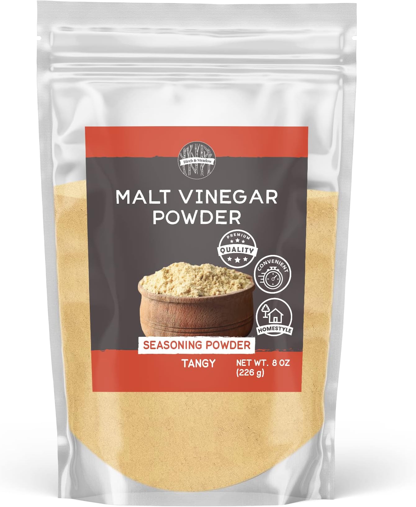 Amazon.com : Birch & Meadow 8 oz, Malt Vinegar Powder, Tangy & Sweet ...