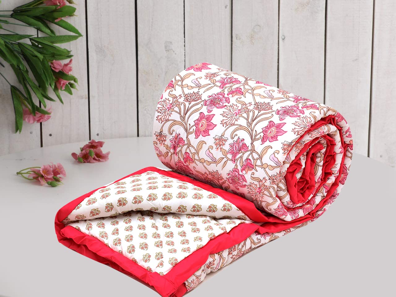 Amazon Brand - Umi 200 GSM Microfiber AC Comforter/Blanket for Winter ...
