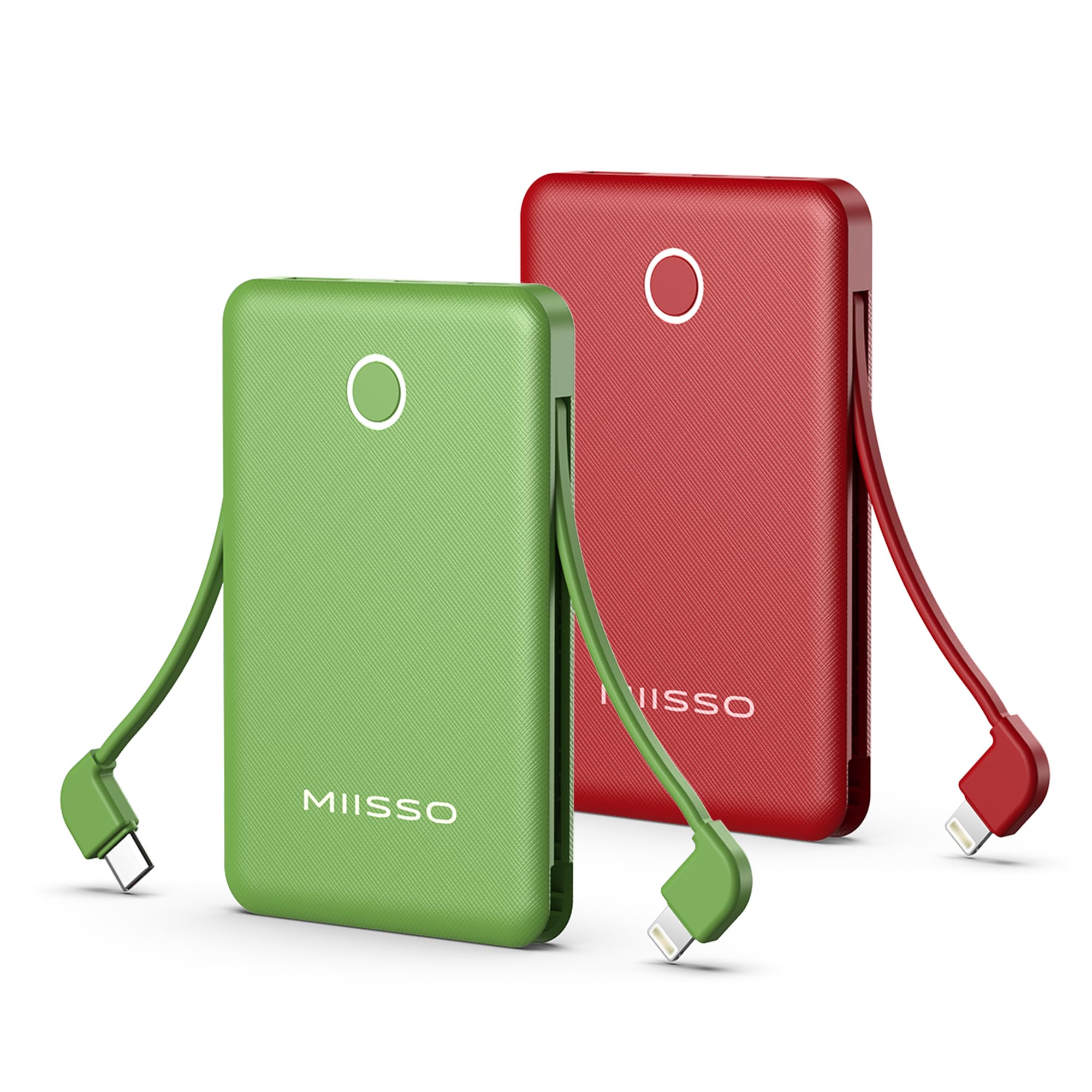 Amazon.com: miisso 2 Pack 6000mah Power Bank, Red & Green : Cell Phones ...