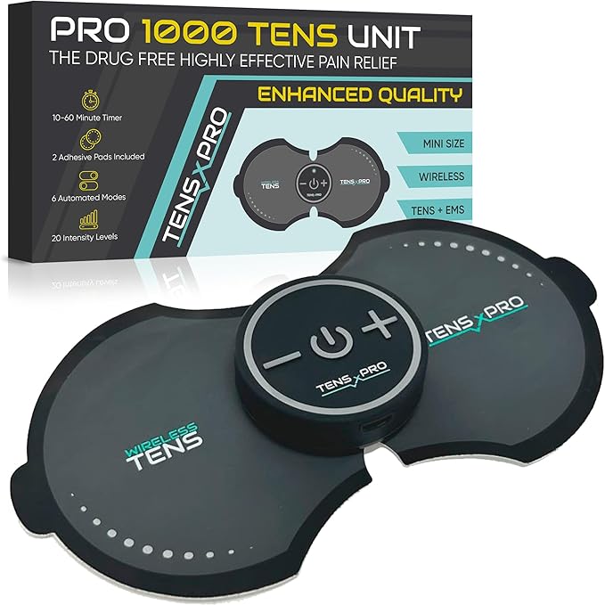 Amazon.com: Pro 1000 Wireless Tens Unit for Pain Relief - Mini Tens ...