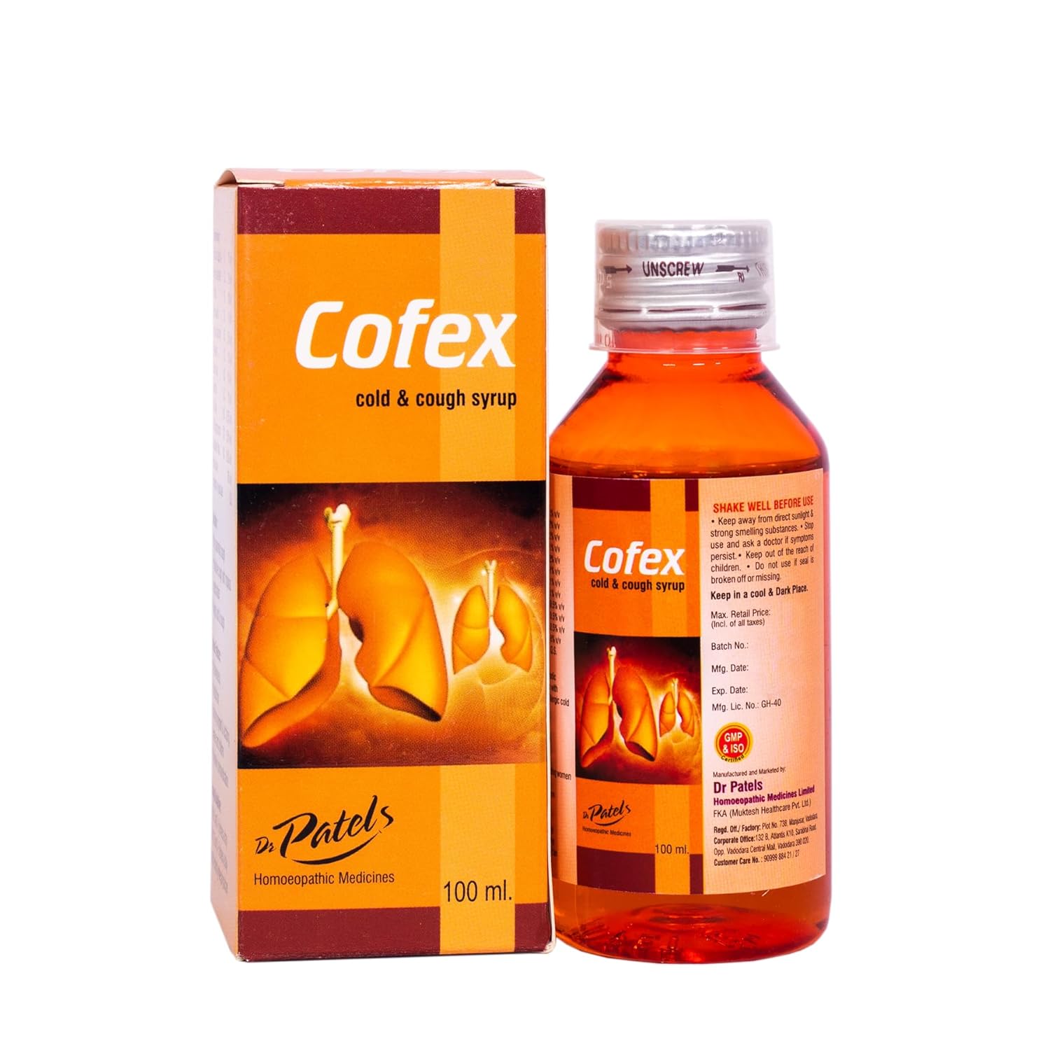 Buy Dr Patel's Homeopathic Cofex Syrup | Effective Homeopathic Cough ...