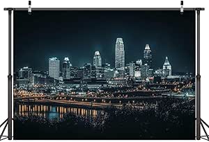 Amazon.com : 5x7FT Cincinnati City Skyline Backdrop Background for ...