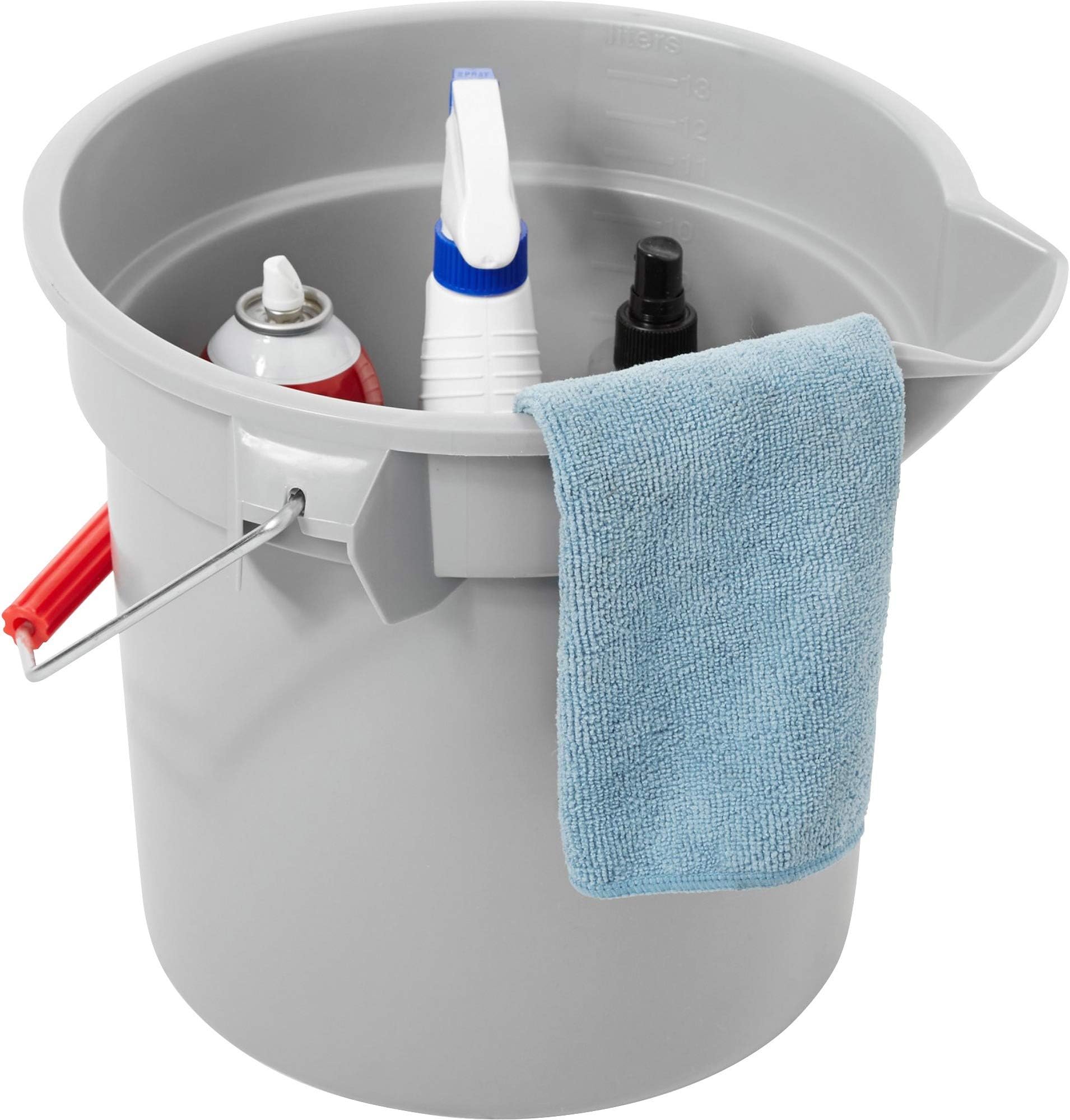 Amazon.com: Winco PPL-3G Cleaning Bucket, 3-Quart, Green Soap Solution ...