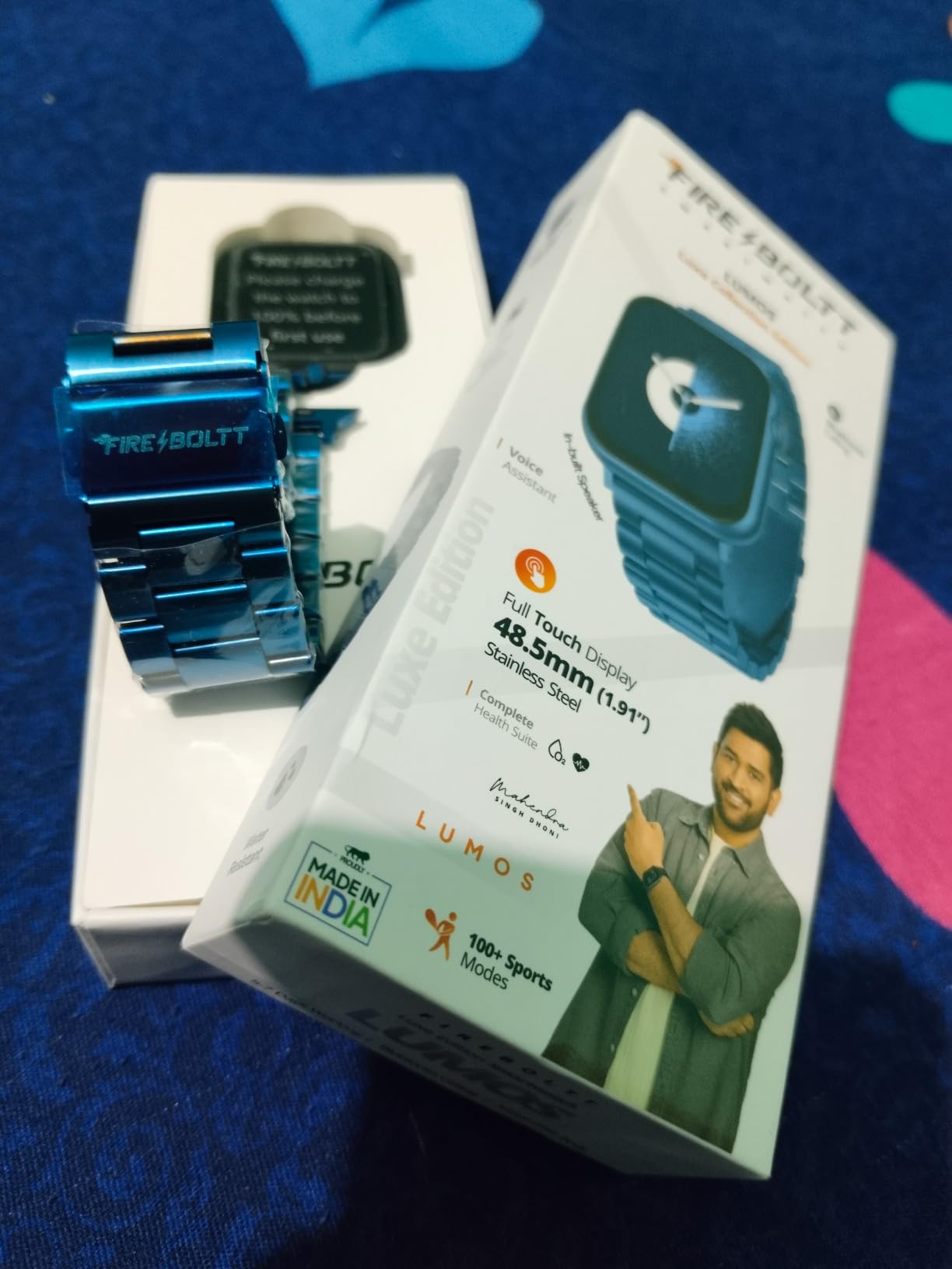 Amazon.in: Buy Fire-Boltt Lumos Stainless Steel Luxury Smart Watch with ...