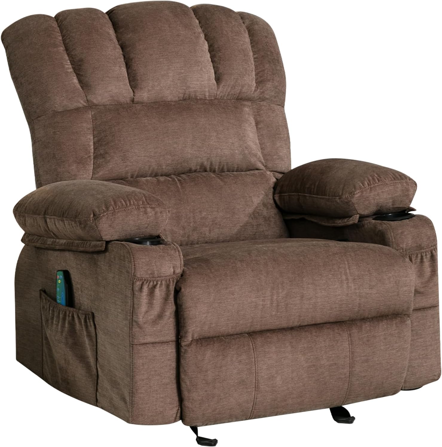 Amazon.com: GIA Swinging Recliner Chair Massage Heated Sofa with USB ...