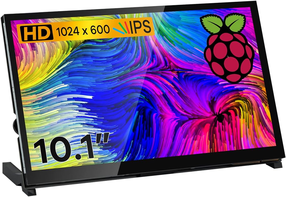 Amazon.com: GeeekPi 10.1 Inch LCD Screen for Raspberry Pi, 1024x600 IPS ...