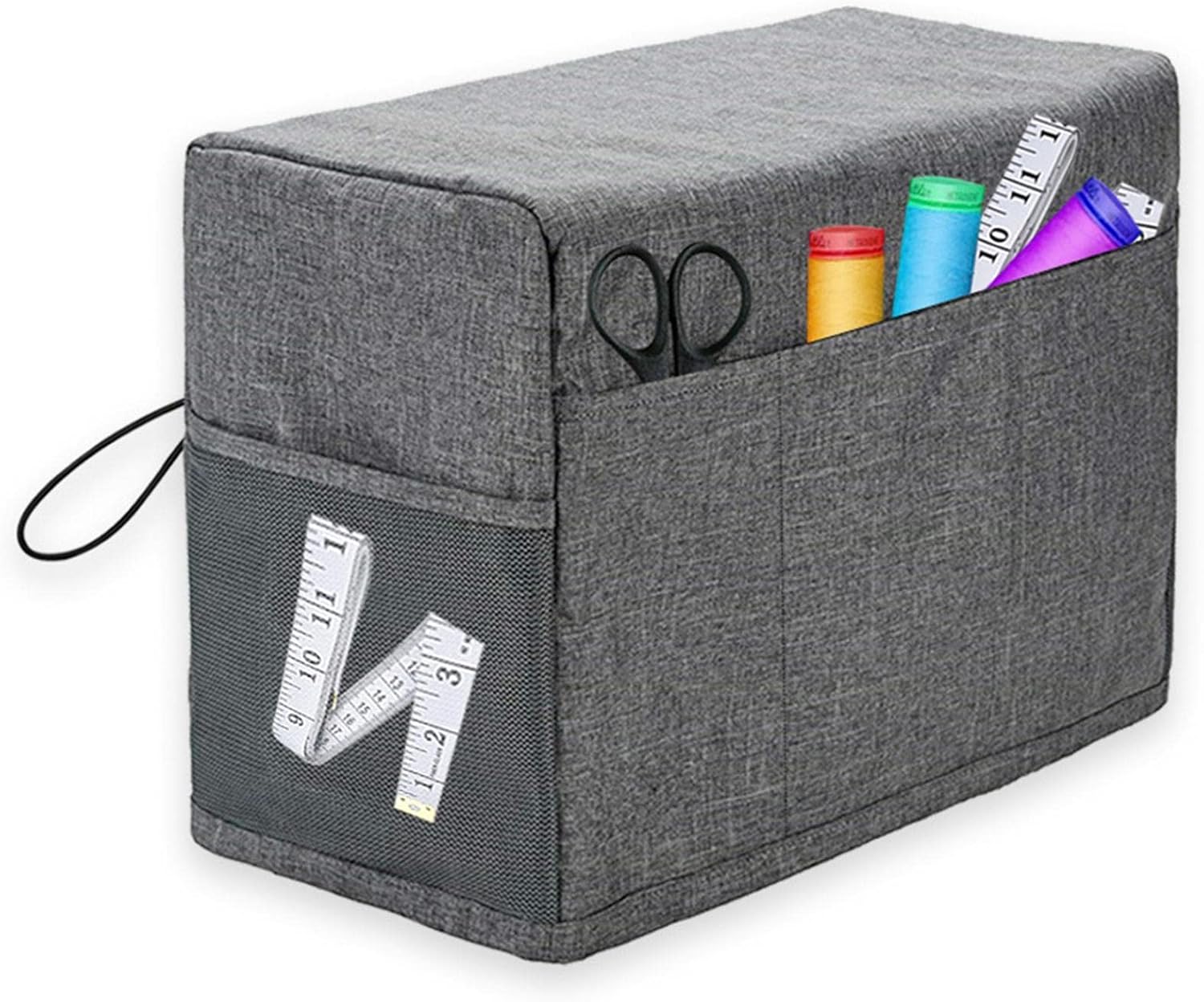 SYNYEY Foldable Large Capacity Sewing Machine Dust Cover With 3 Storage ...