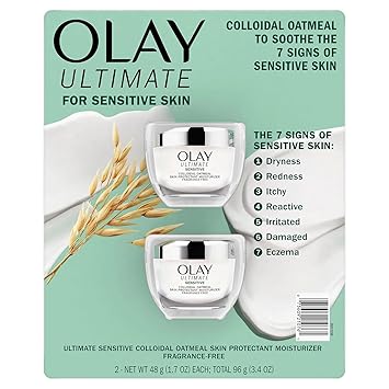Amazon.com: Olay Ultimate Soothing Face Moisturizer, Fragrance-Free, 1. ...