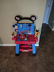 Amazon.com: Disney Junior Mickey Mouse Funhouse Workbench, 43-piece ...