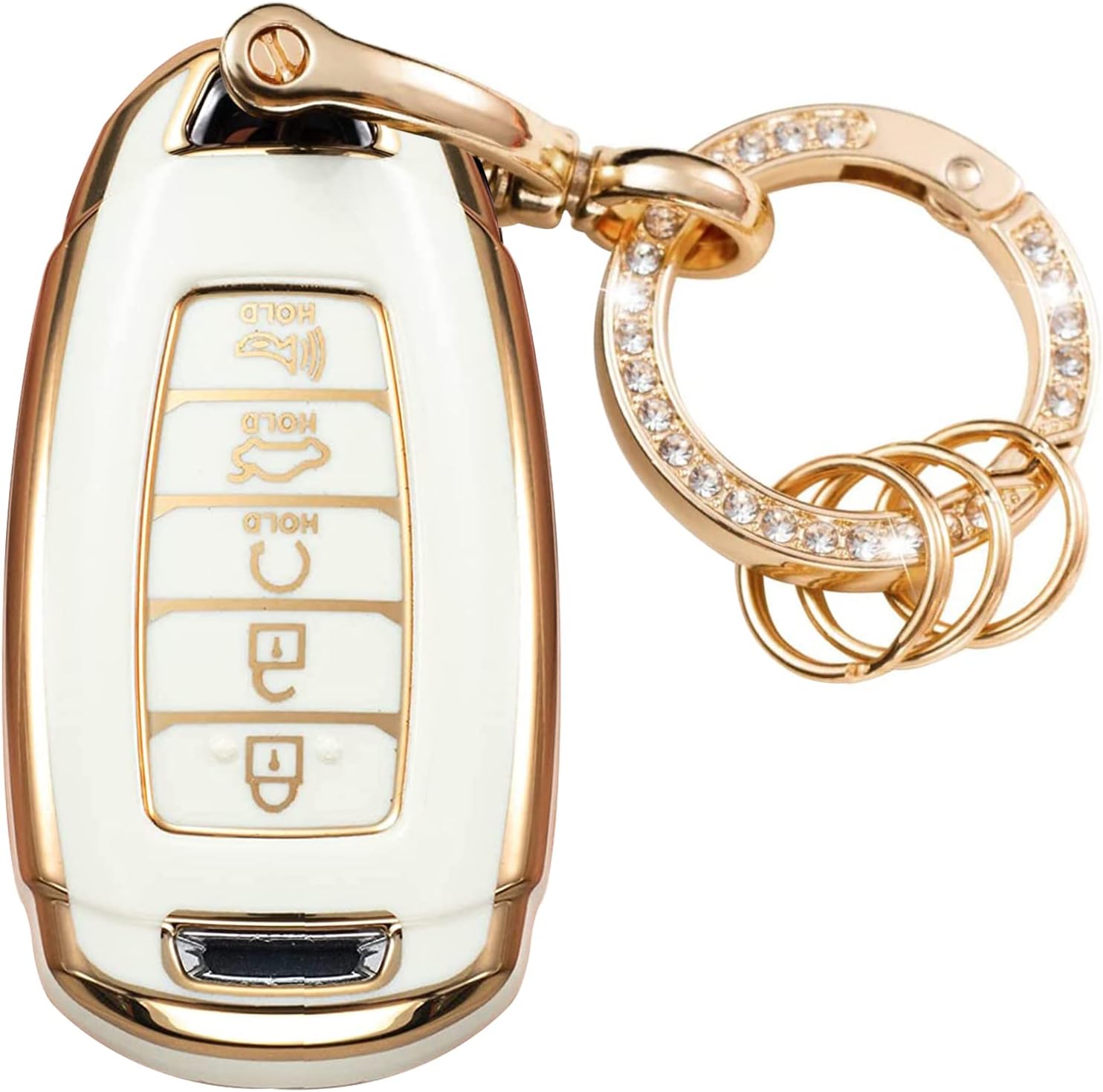 Amazon.com: PIFOOG for Hyundai Elantra Key Fob Cover 2023 2022 2021 ...