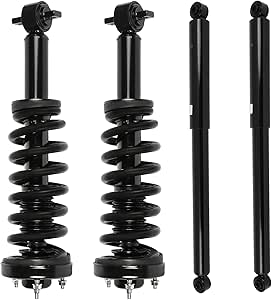 Amazon.com: ECCPP Complete Struts Spring Assembly Front and Rear Struts Shock Coil Spring Fit ...