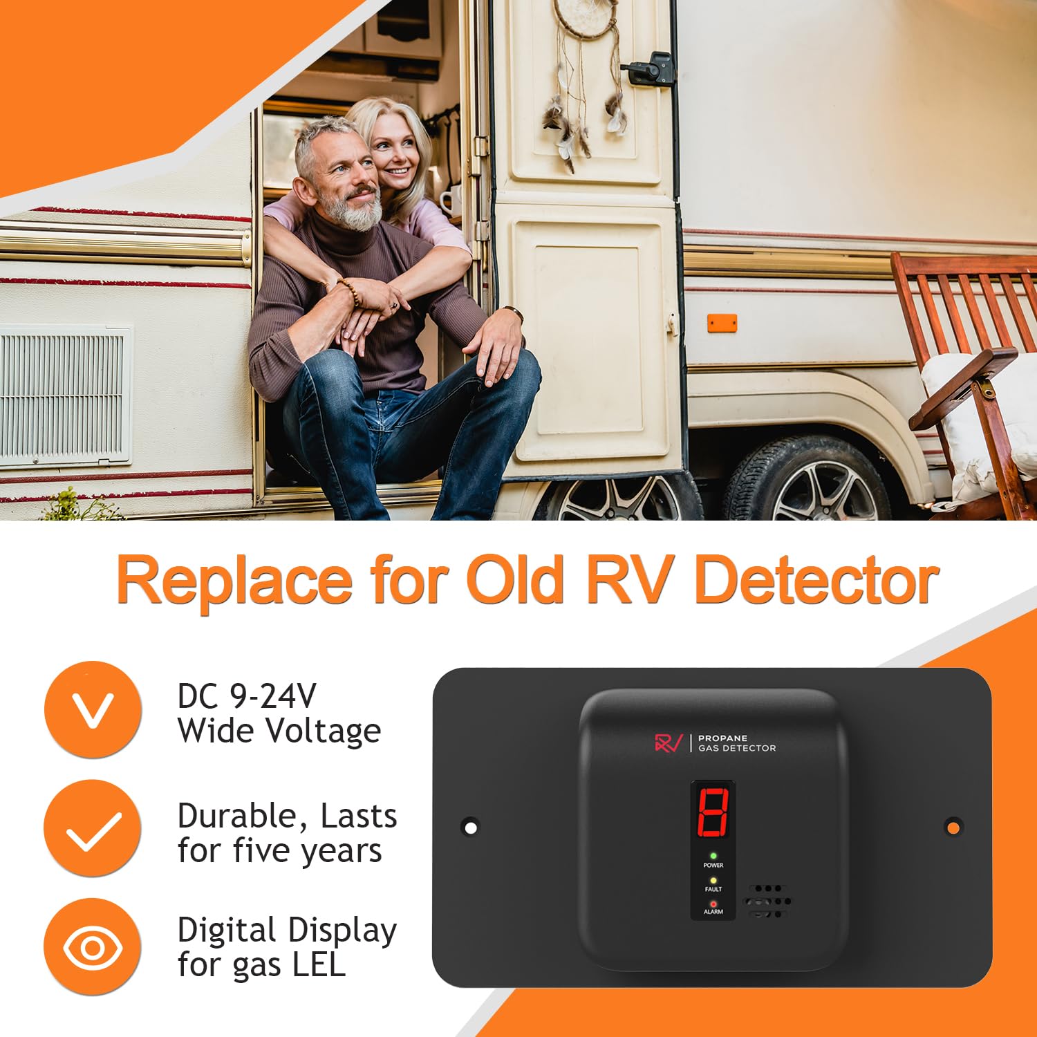 Snapklik.com : RV Propane Gas Detector, VITITE Digital RV Propane/LPG ...