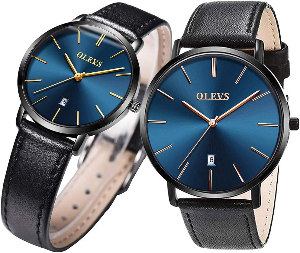 Amazon | OLEVS ペア 腕時計 ペアウォッチ カップル 人気 メンズ レディース ペア 時計セット うで時計 サプライズ プレゼント 結婚記念日 プレゼント カップル 記念日 ...