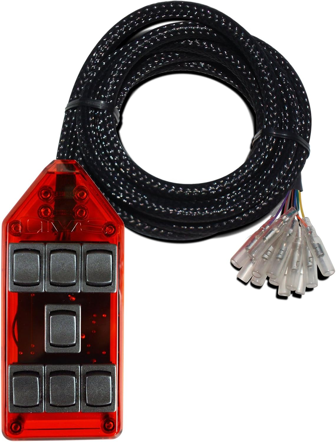 Amazon.com: Red 7 Rocker Switch Controller Box for Air Ride FBSS Airbag ...