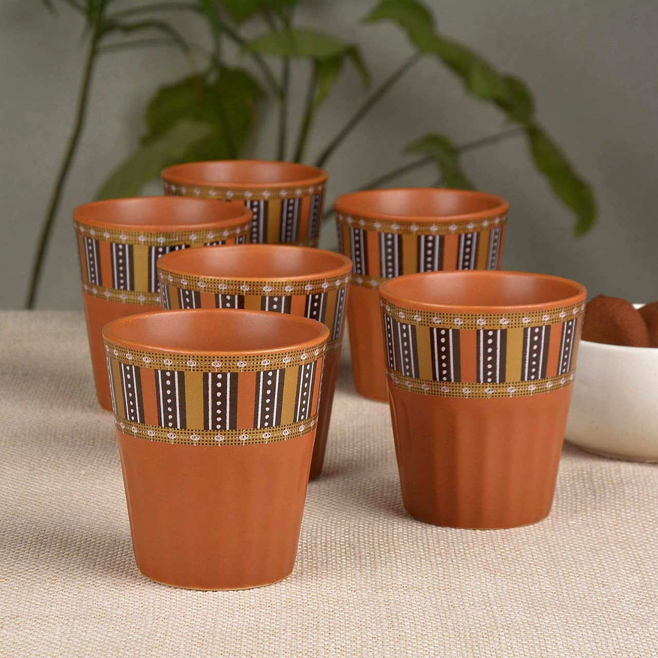 Buy MAYA CREATION® Ceramic kulhad Set Cups Handmade kullad Tea Set ...