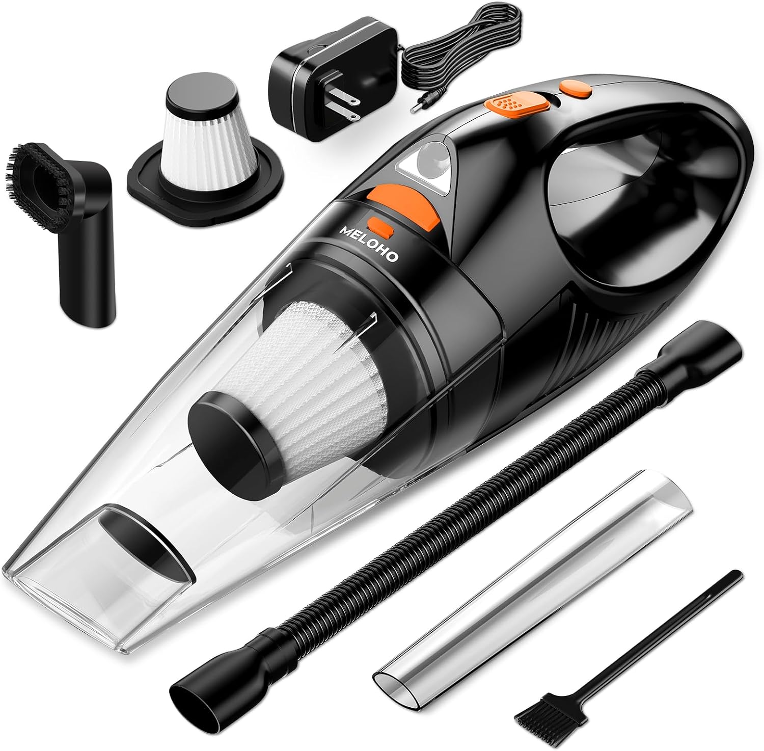 Amazon.com - MELOHO Handheld Vacuum Cordless, Portable Rechargeable Car ...