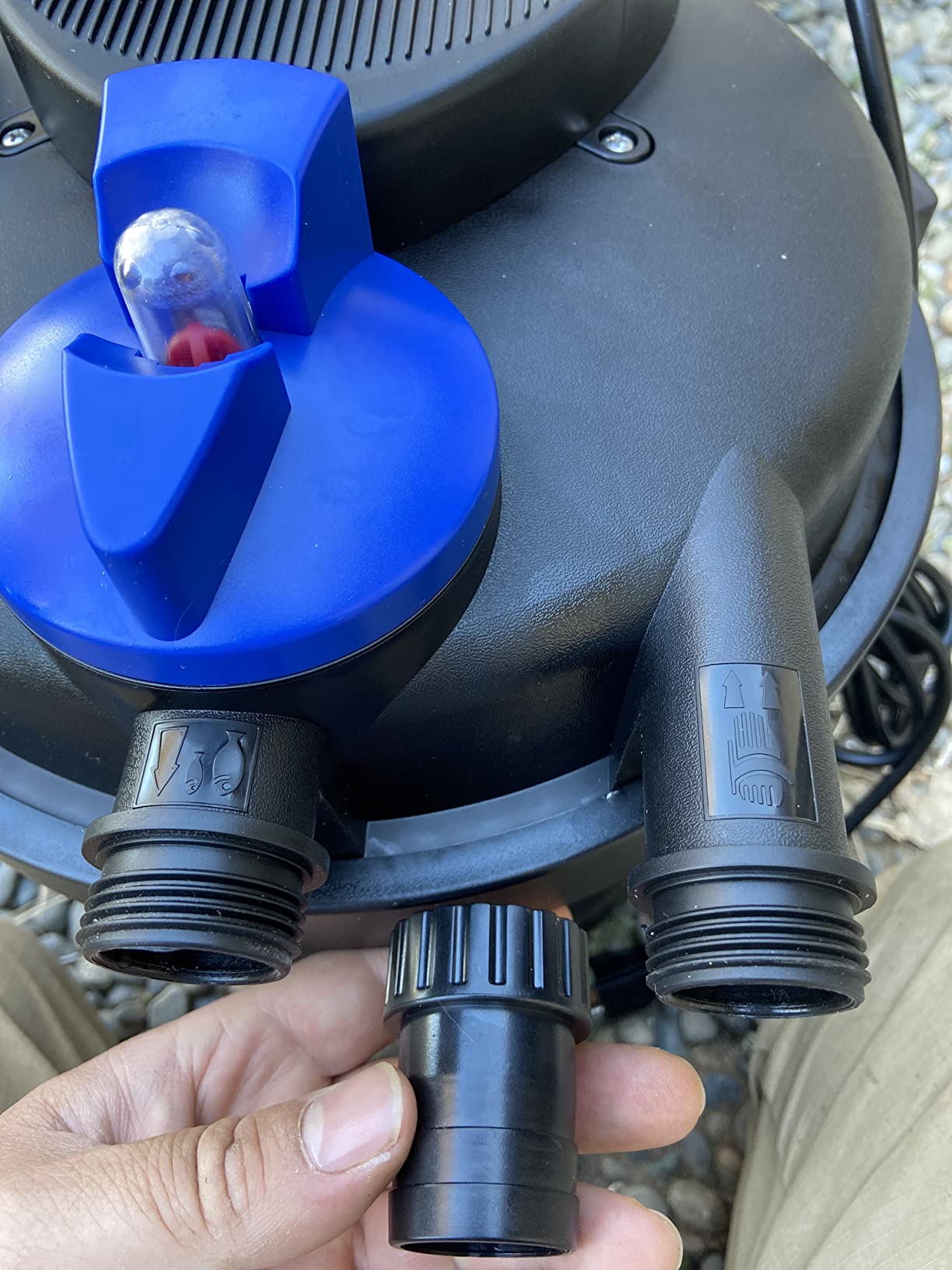 Amazon.com: TRUPOW Pond Bio Pressure Filter 1600 Gallons Pool Fishpond ...