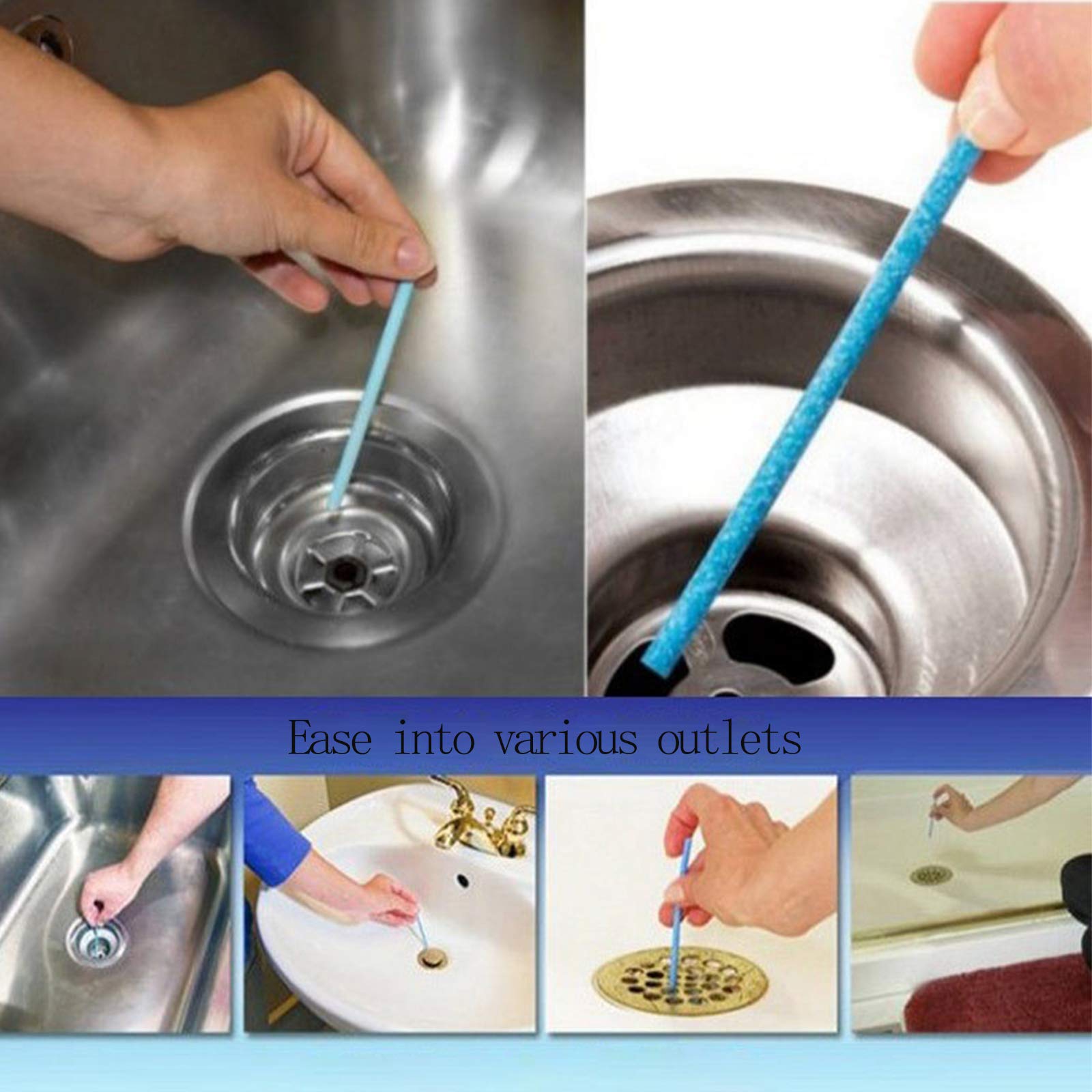 Snapklik.com : 48 Bar Sticks Drain Cleaner And Deodorizer, Power Clean ...