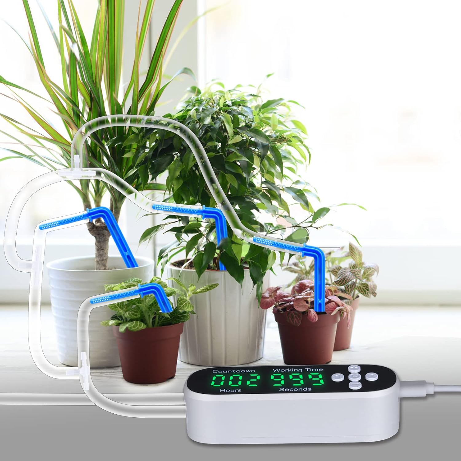 Automatic Flower Watering Timer Programmable Timer Garden Irrigation ...