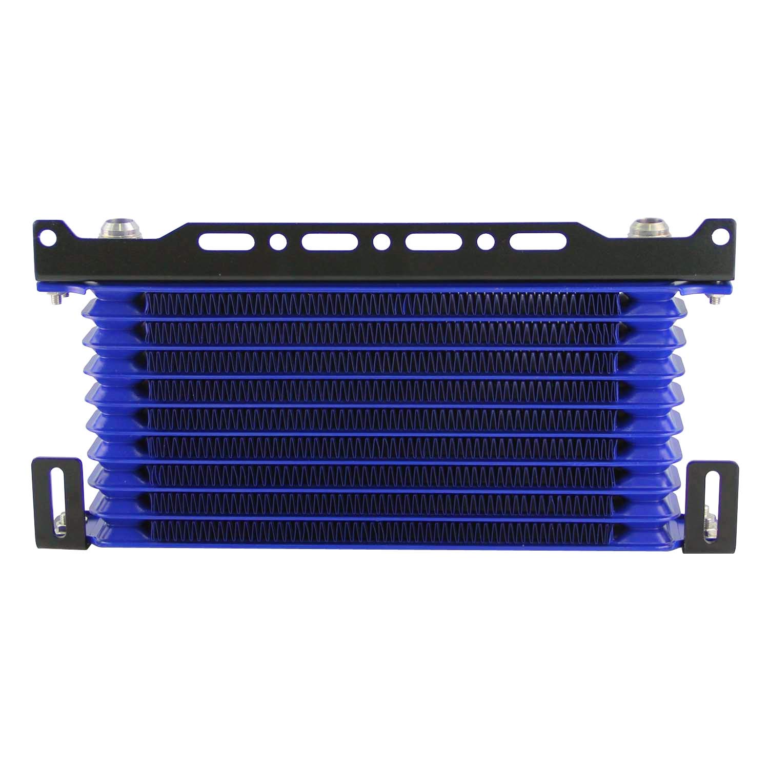 Snapklik.com : Aluminum AN10 10 Row Universal Engine Transmission Cooler