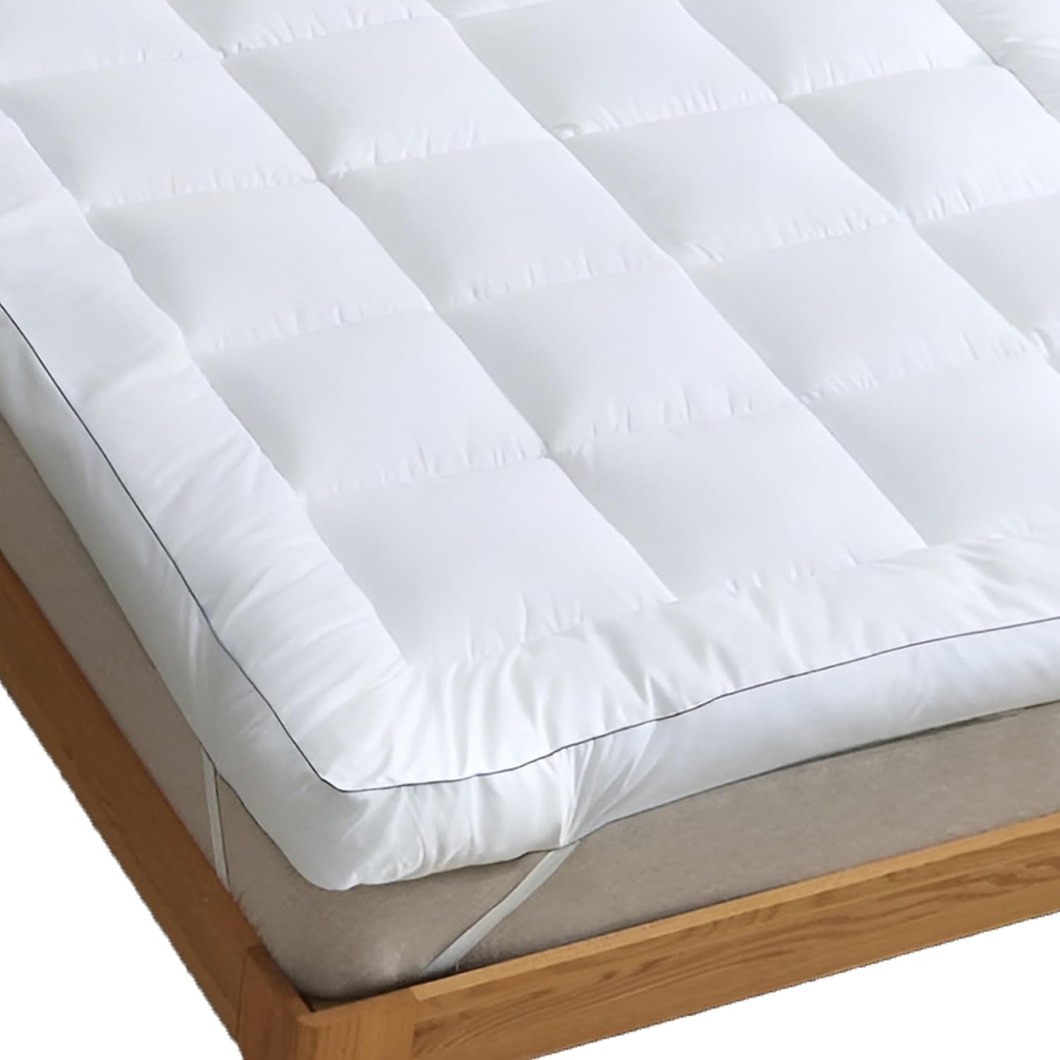 Node Off 10cm Double Mattress Topper Soft & Plush Quilted memory foam ...
